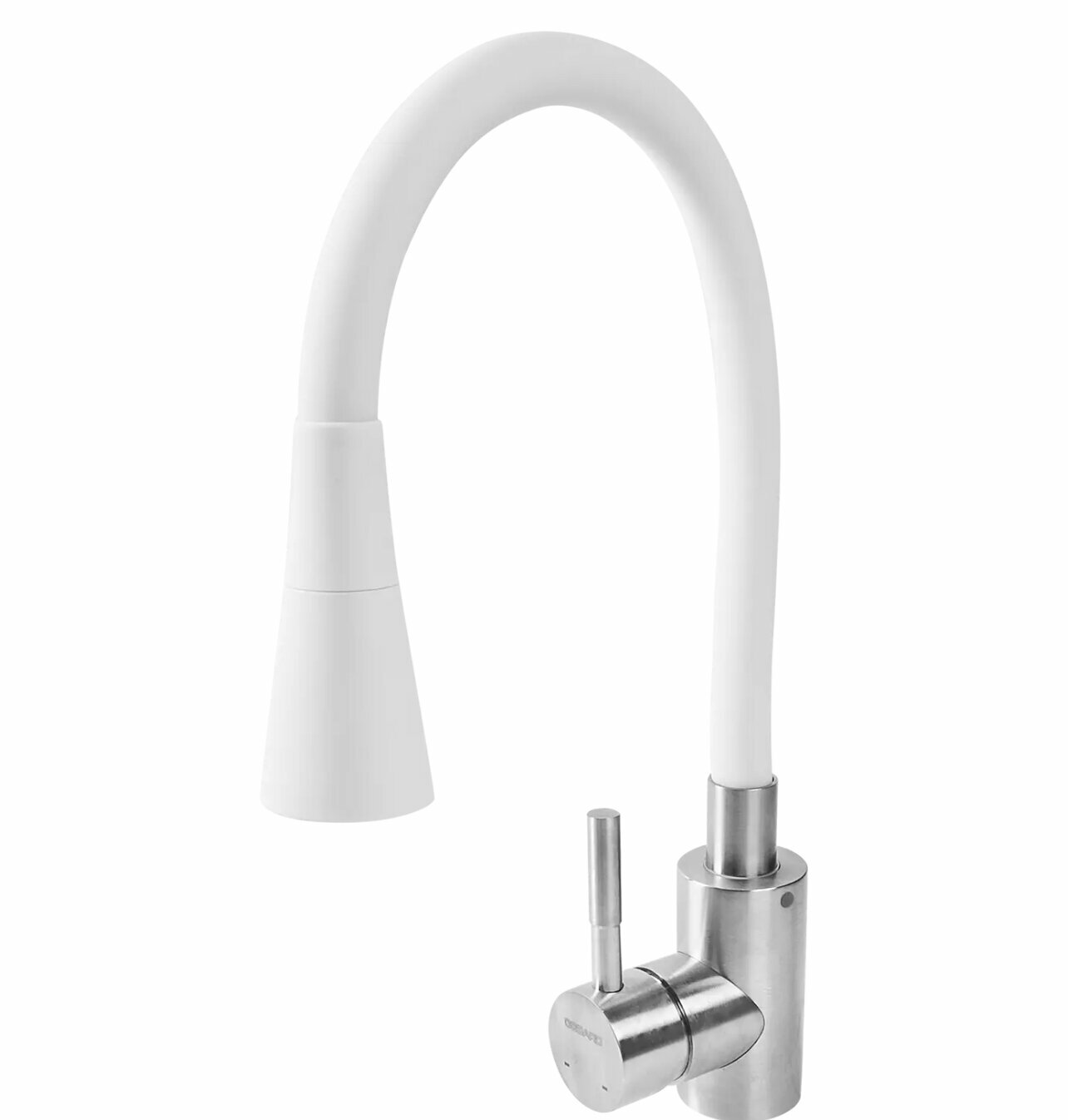 Смеситель кухонный Osgard общая высота 40 см, цвет белый