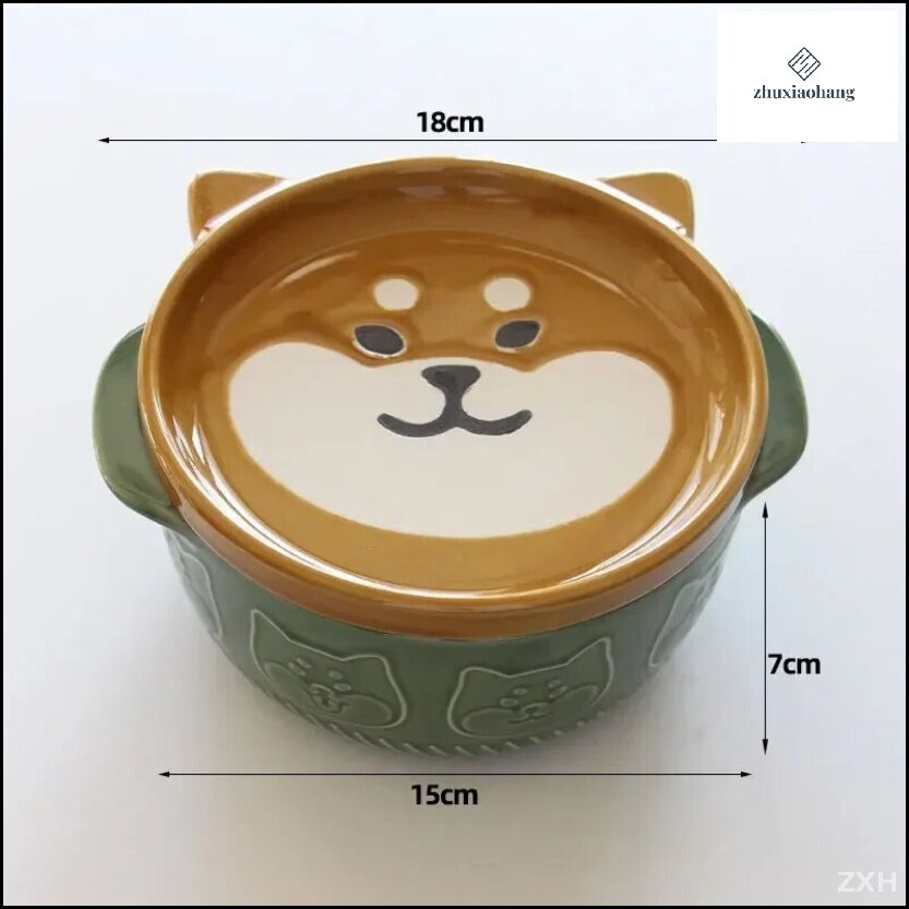 Эксклюзивная чаша Chaigou 850 мл с японской керамикой и анималистичным декором