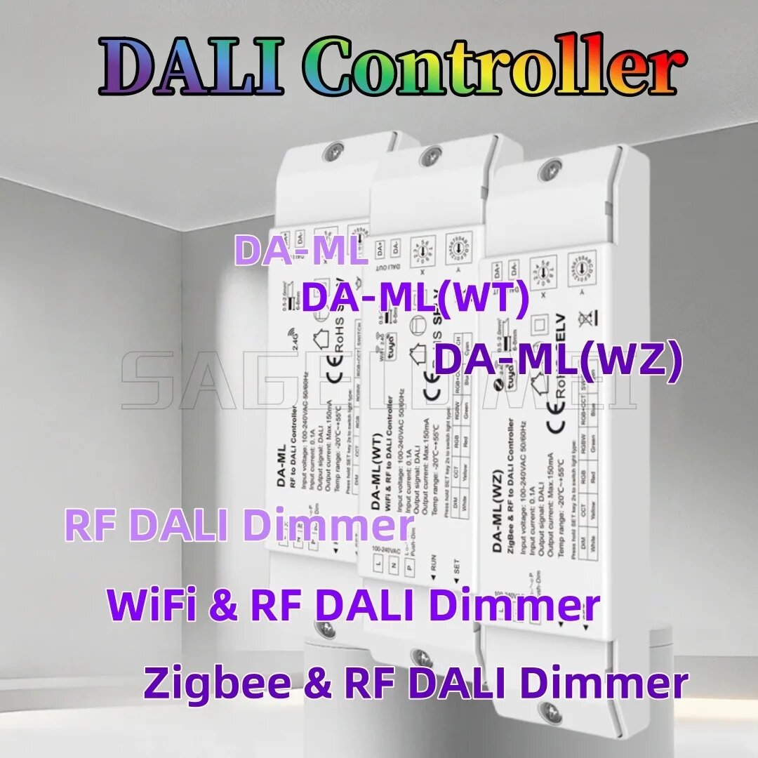 DA-ML(WZ) Zigbee & RF DALI Диммер — фото 1