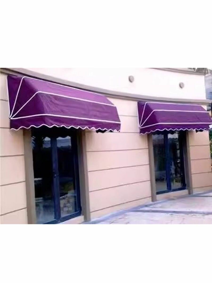 Козырек над крыльцом, универсальный навес для дверей защитный, Складной, Алюминиевый сплав, 100*50 см