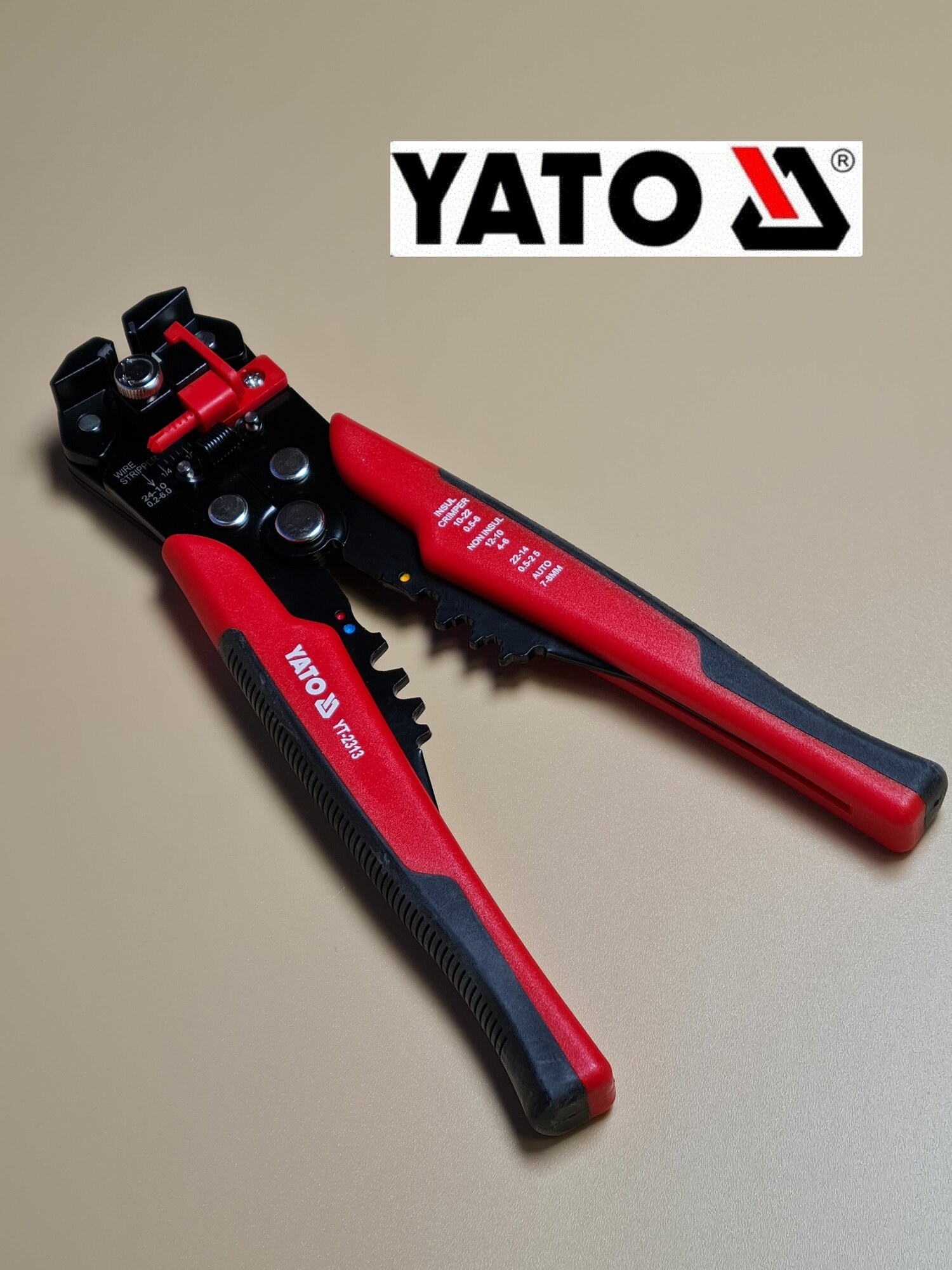 Многофункциональный инструмент Yato для зачистки проводов 205 мм арт. YT-2313