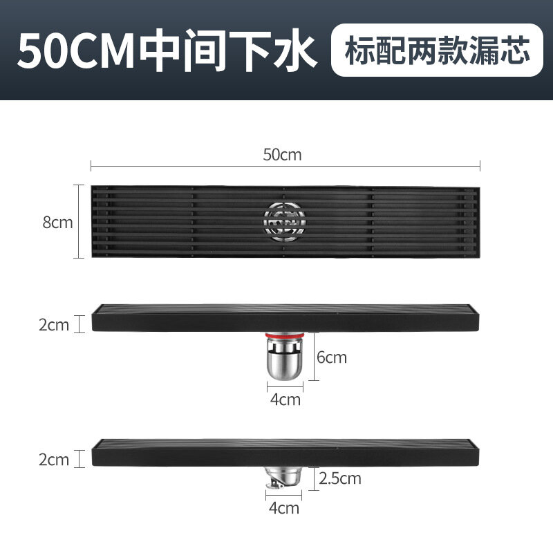 304 Нержавеющая сталь с медным сердечником, напольный слив для ванной, большой слив, антизапах, напольный слив для кухни, напольный слив для стиральной машины