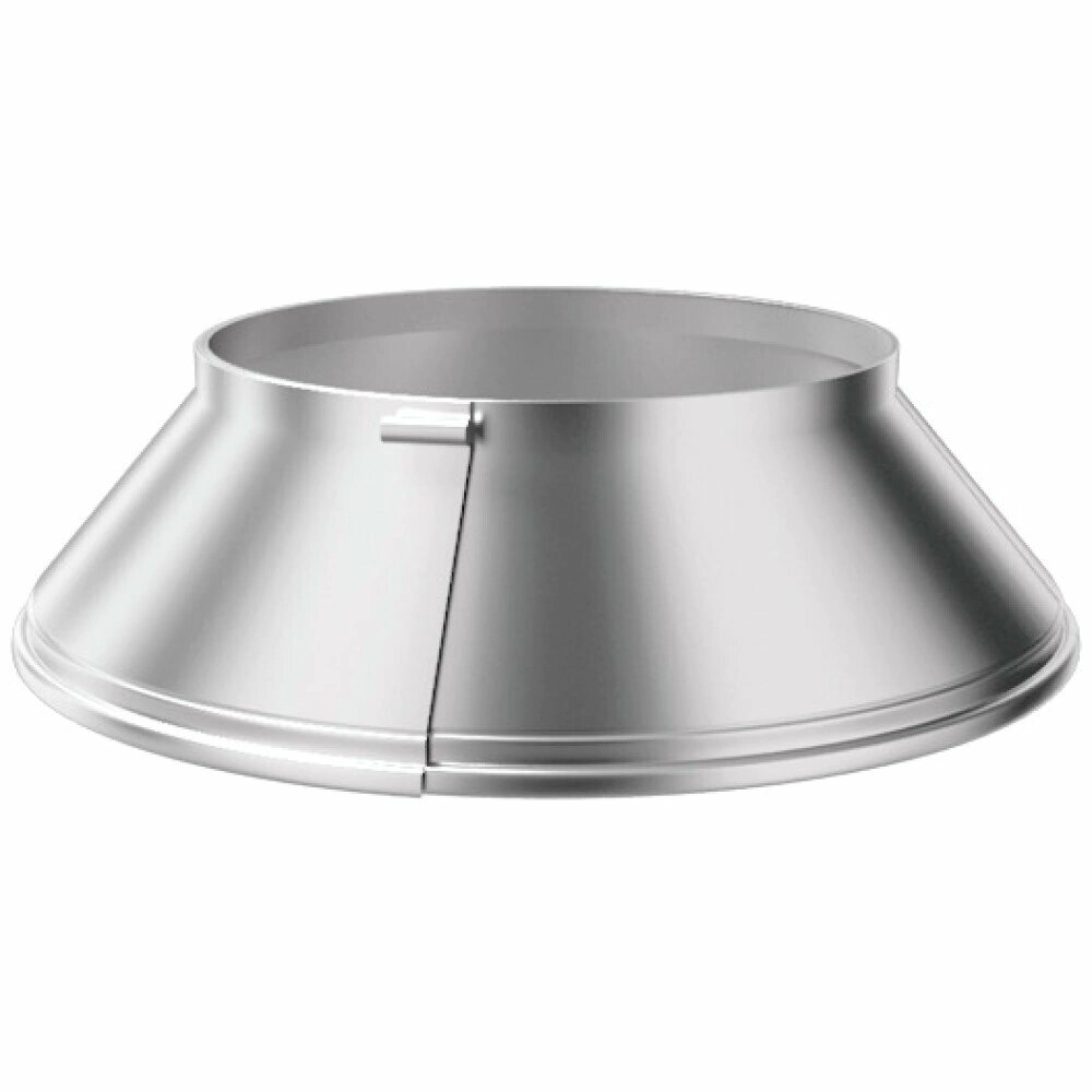 Юбка дымохода Flue Line, для защиты от осадков, оцинкованная сталь, 33 см х 21 см х 7 см