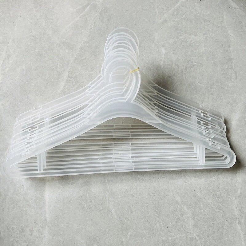 Прозрачная пластиковая вешалка для детской одежды, длина 30 см, толщина 0.6 см, легкая модель для детских вещей
