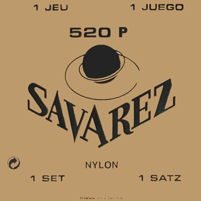 520P Carte Rouge Комплект струн для классической гитары, посеребренные, Savarez
