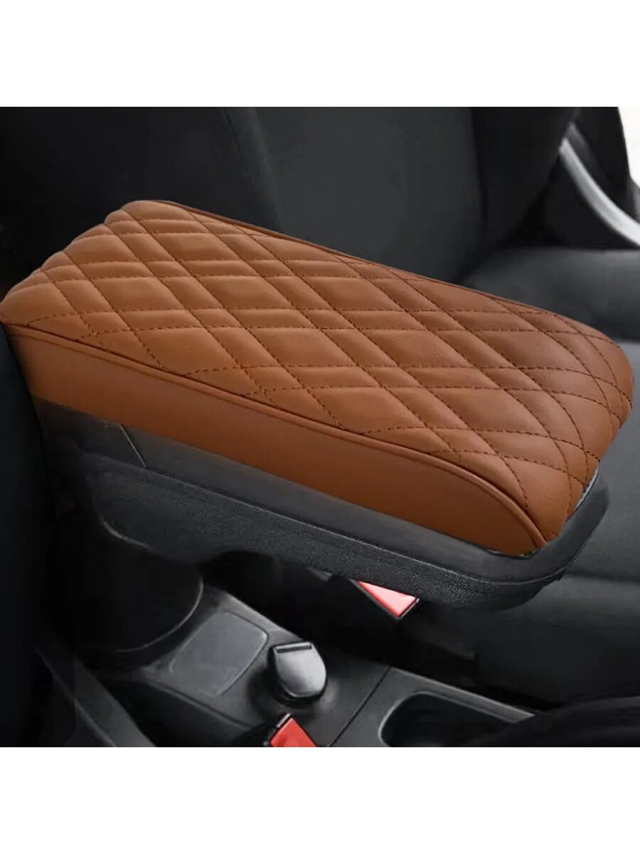 Накладка на подлокотник автомобиля, дышащая кожа, 5 цветов