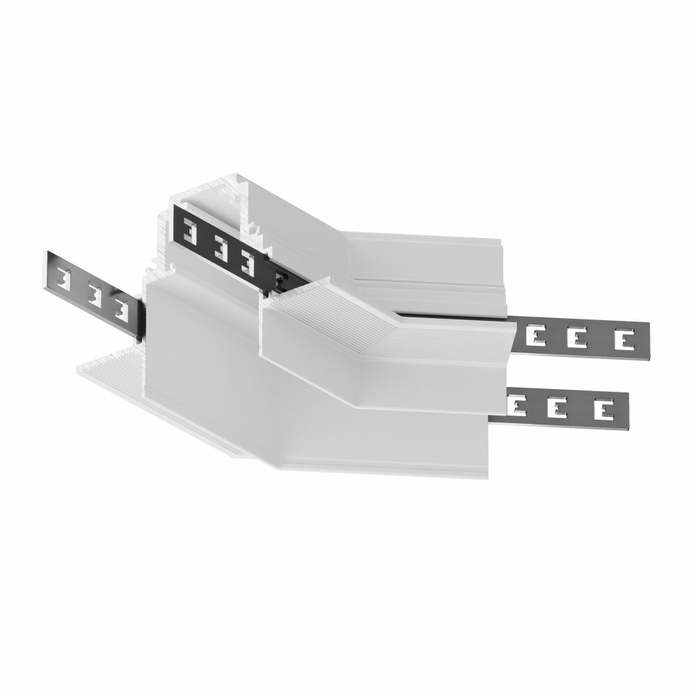 Угол для Соединения 135° Встраиваемого Однофазного Шинопровода Maytoni Gravity TRA010CLO-42W Белый.