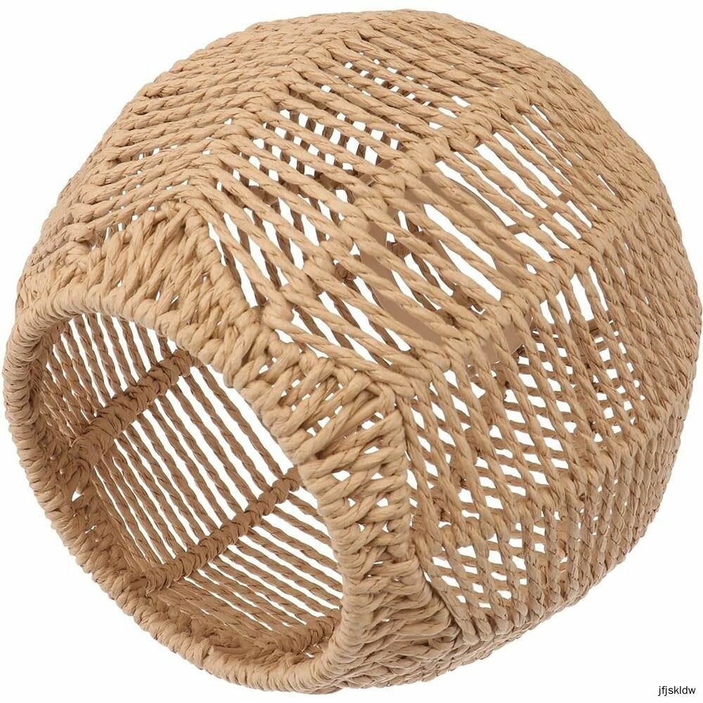 Абажур из ротанга ручной работы, старомодная семейная люстра, украшение дома