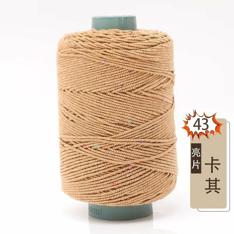 Вязаная шапка из пряжи Dragon Beard Vine, средней толщины, летняя прохладная шапка, пряжа для сумки, DIY ручная работа, пряжа для солнечной шапки