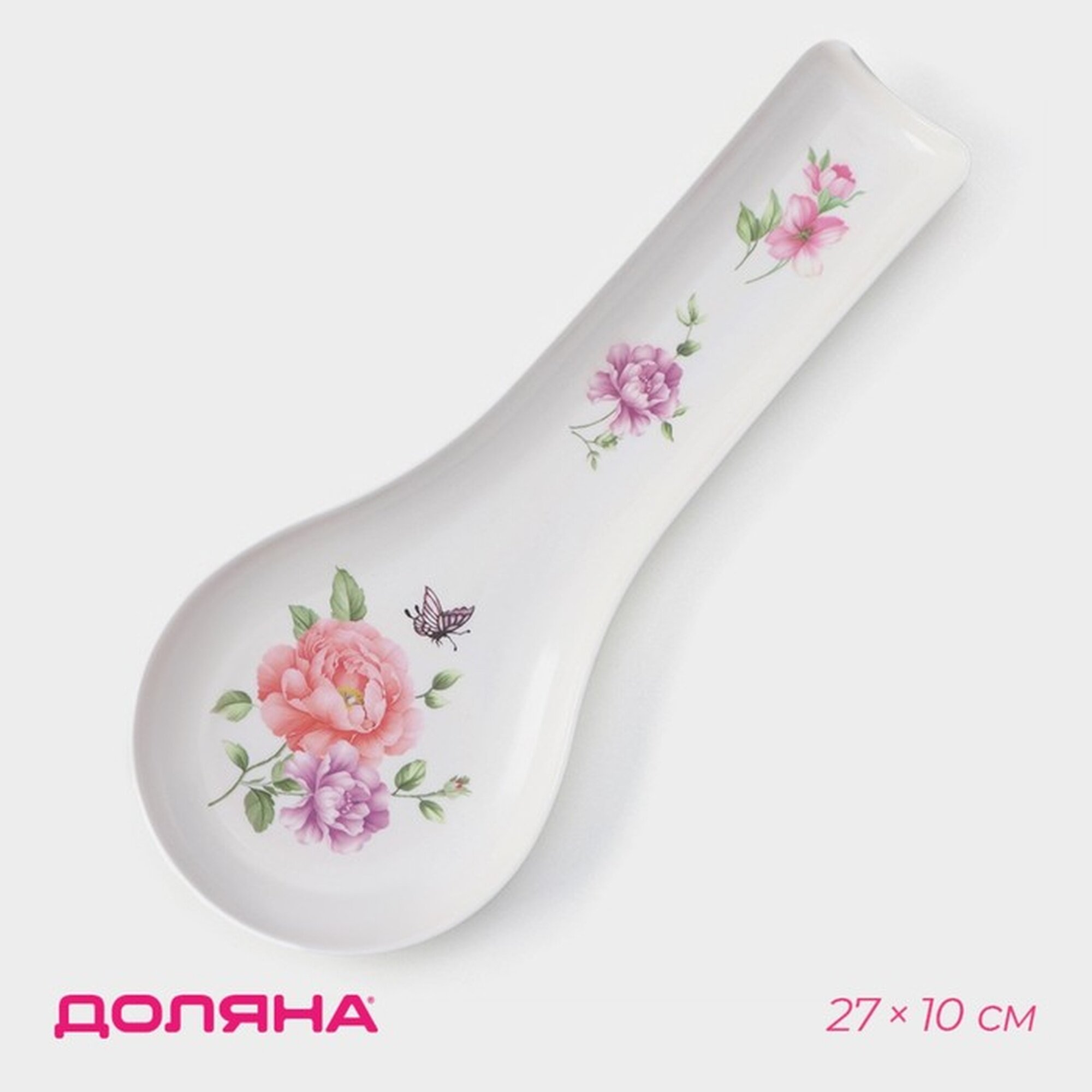 Подставка под ложки SKYPHOS "Изобилие", пластик, 27x10 см, микс