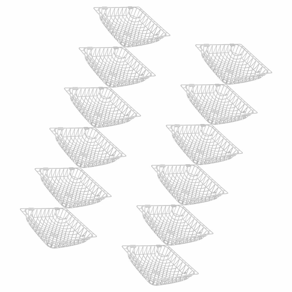 Пластиковое гнездо для голубей белое, для разведения птиц, набор из 12 шт