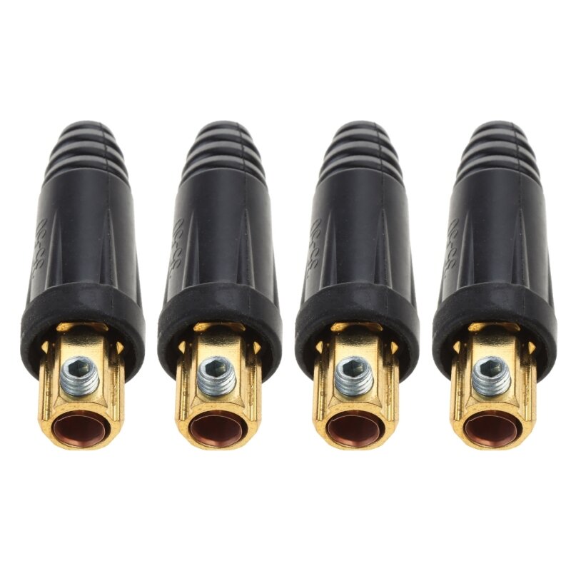 2шт Сварочный Кабель Быстроразъемная Пара 200Amp-300Amp (# 4-# 1) 35-50 кв. мм для Аксессуаров Сварочного аппарата