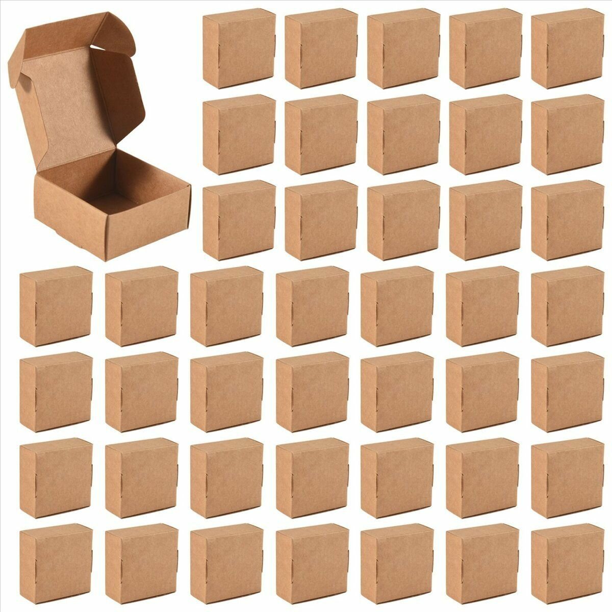 100шт коробка крафт-бумаги