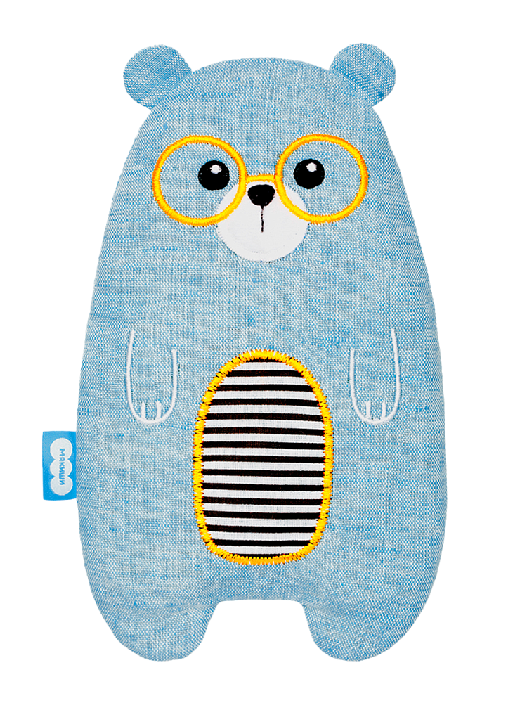 Мякиши Льняная игрушка с вишневыми косточками Мякиши Разогрелка Лео Super Star