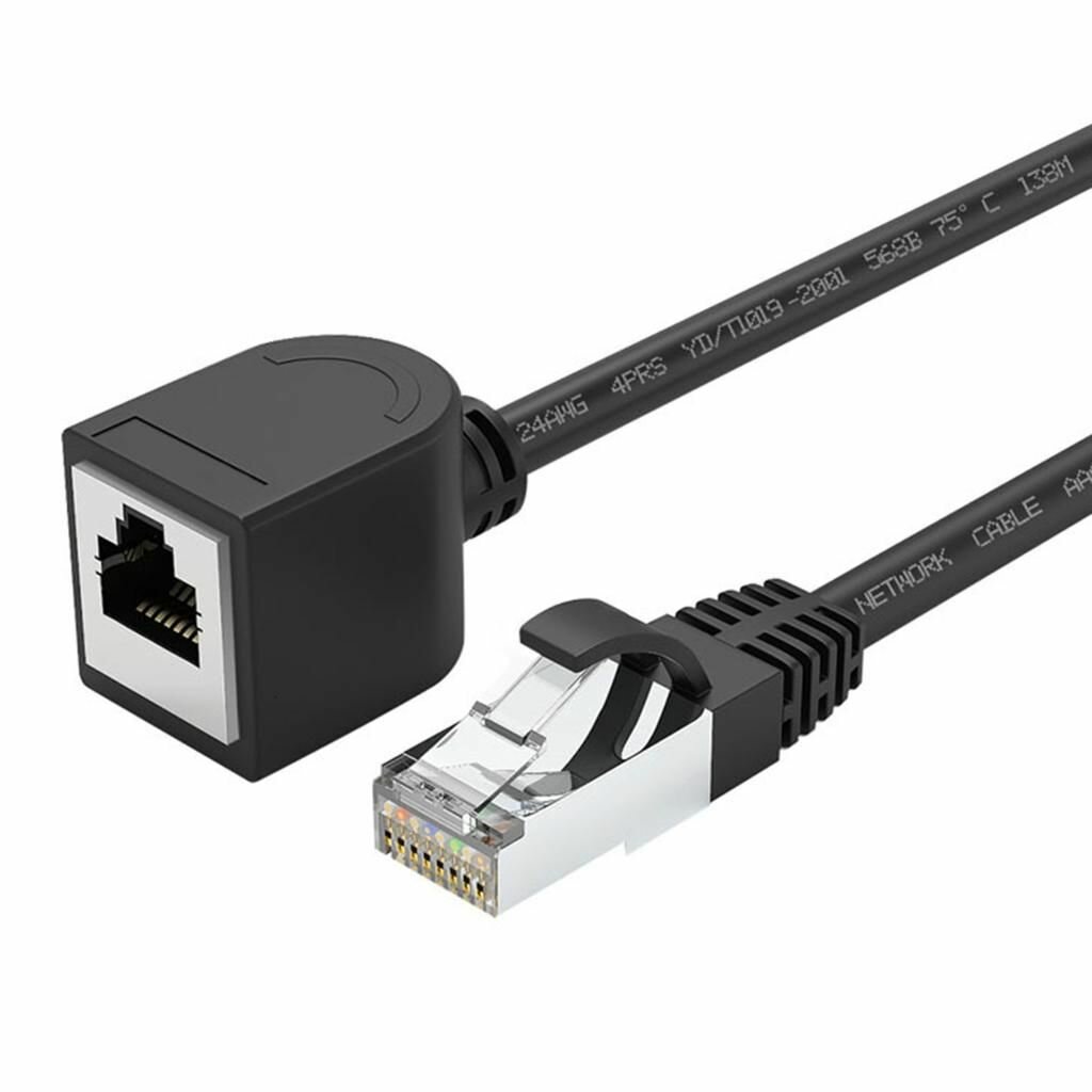 Кабель Ethernet Cat6, удлинитель RJ45, Черный - 5m