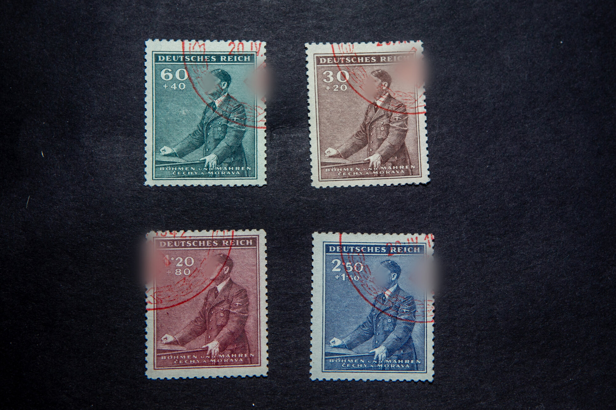 Почтовые марки Германия 1943 г. , Третий рейх, . Персона