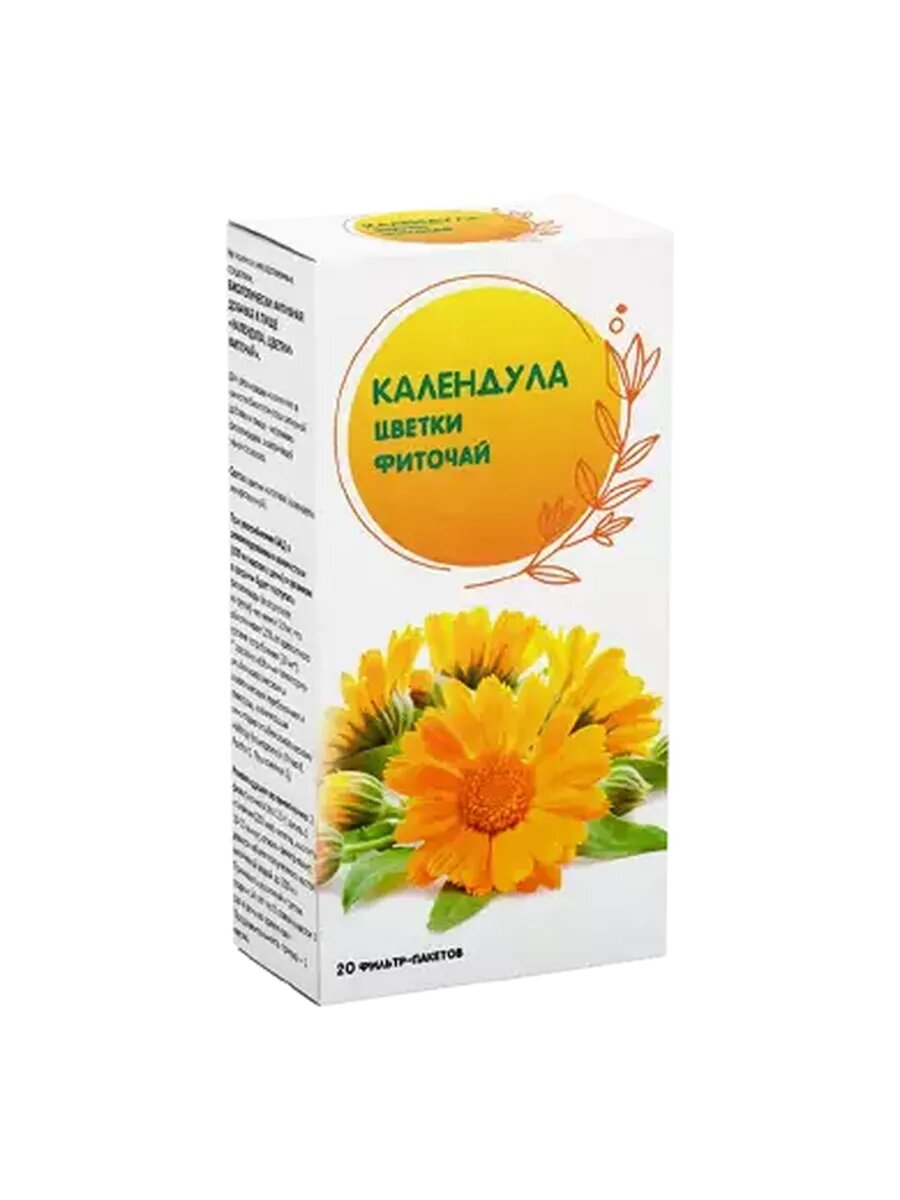 Календула цветки фильтр-пакеты 1,5г №20