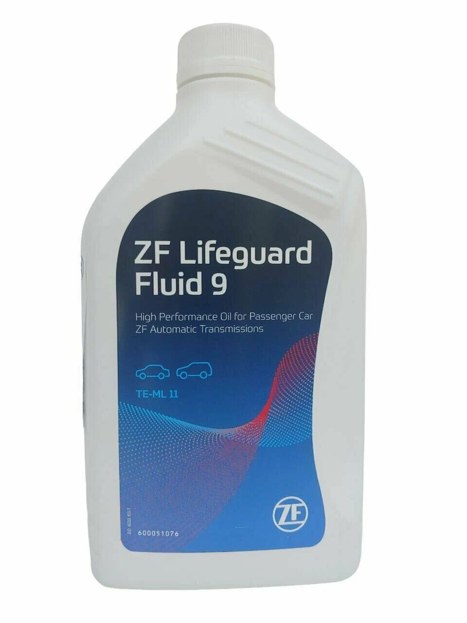 Масло трансмиссионное ZF Lifeguard Fluid 9HP, синтетическое, для АКПП, вязкость ZF 9, 1 л
