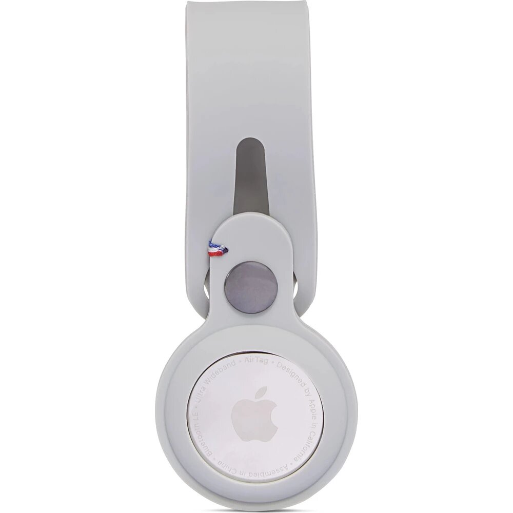 Чехол Decoded Sillicon Loop для Apple AirTag, силикон, серый