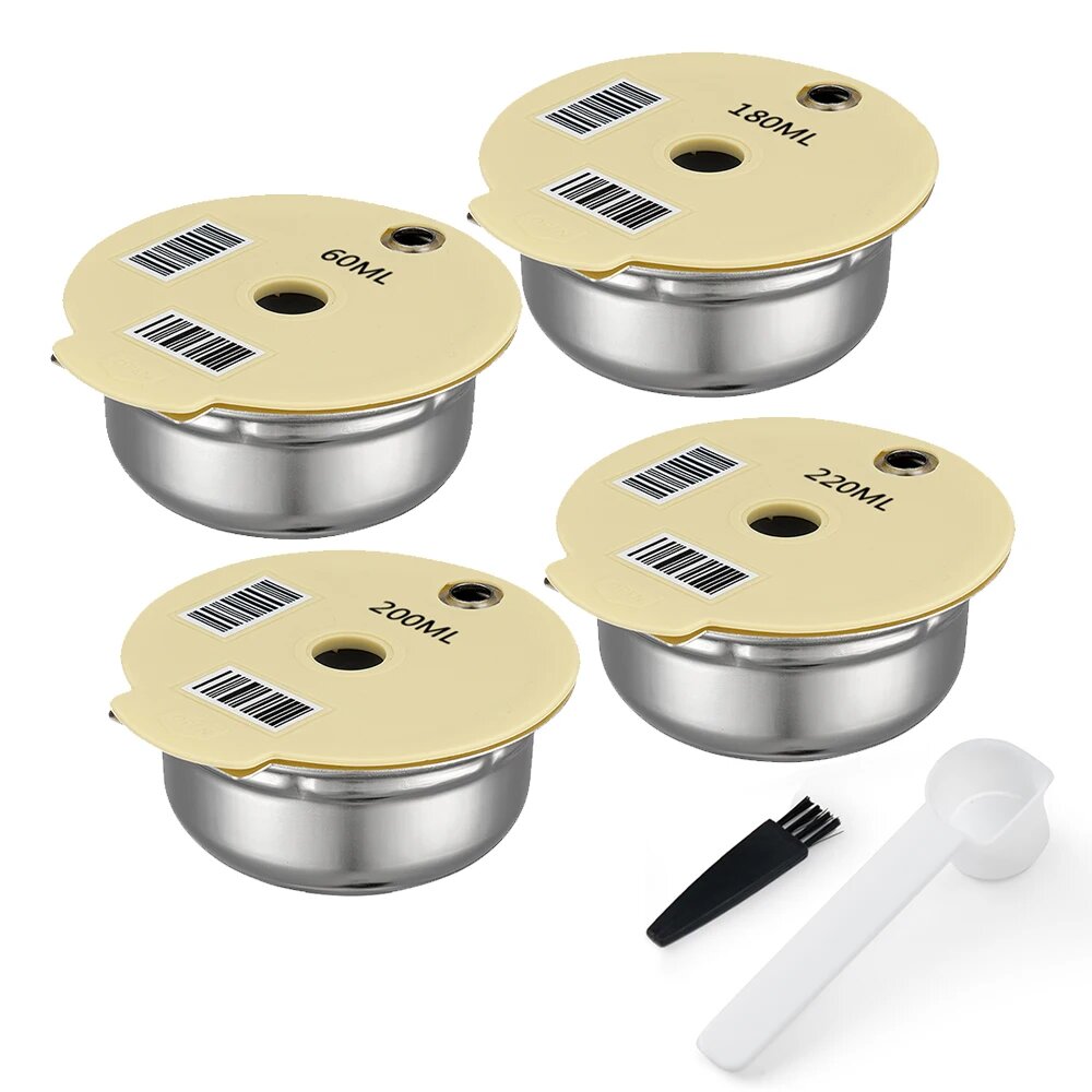 Многоразовые фильтры для кофемашины Bosch Tassimo из нержавеющей стали As Picture