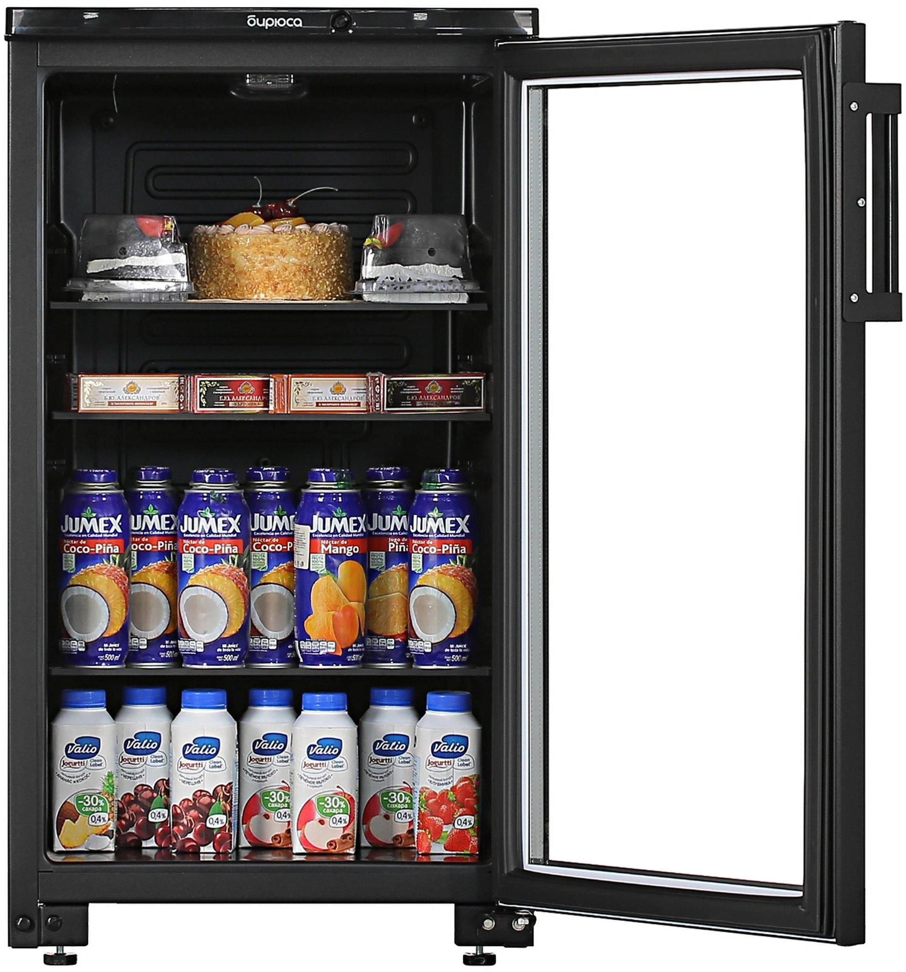 Холодильная витрина Бирюса Б-L102 1-нокамерн. черный