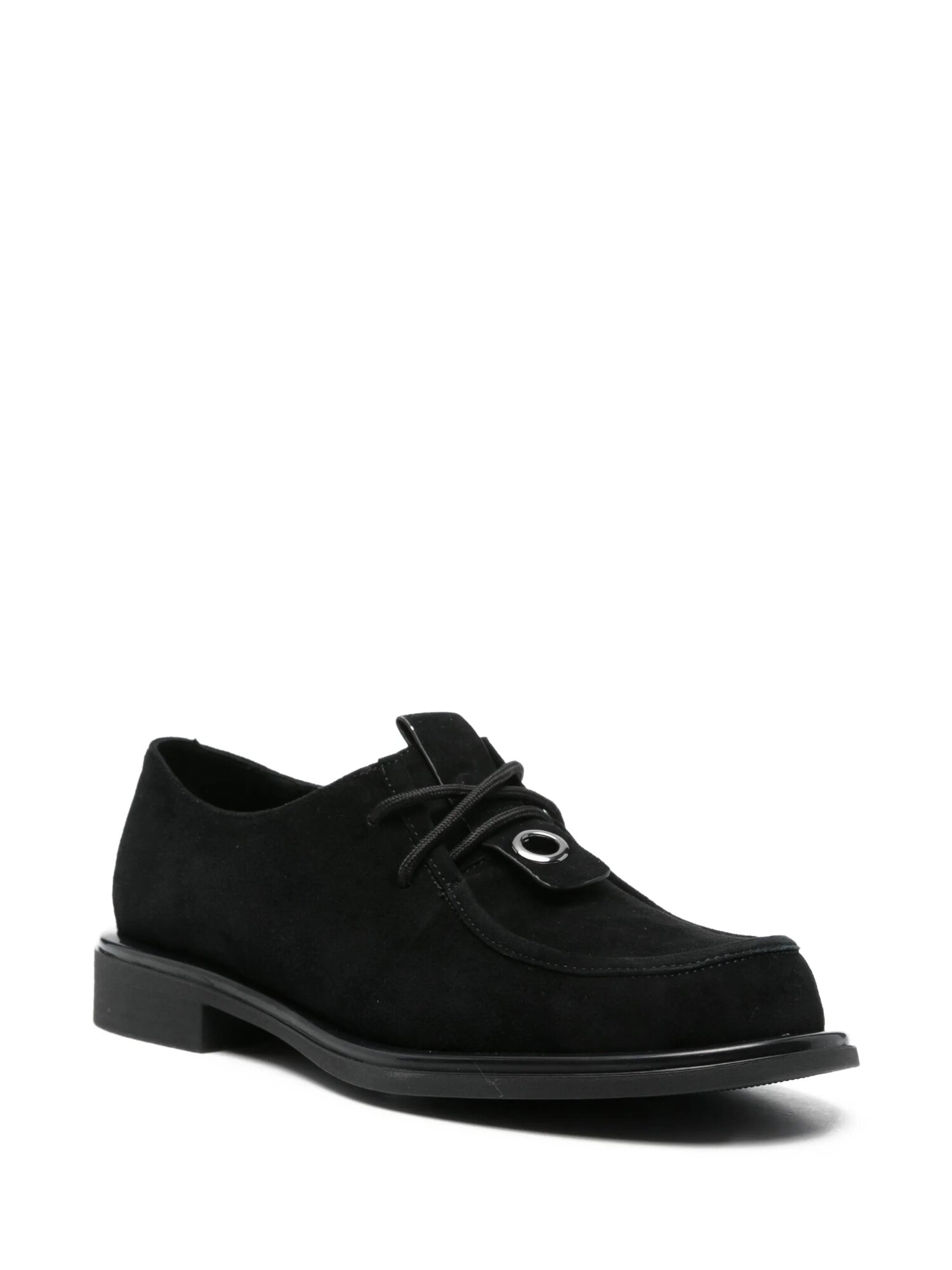 Лоферы ADRIANNA FERETTI Ring-detail loafers, размер 39, black/black — фото 1