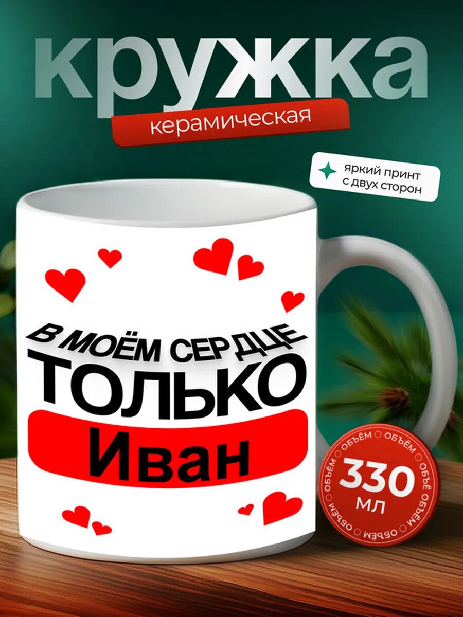 Кружка именная Иван,