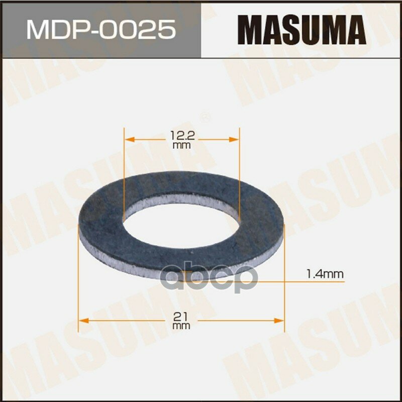 Шайба (рокладка) для болта маслосливного MASUMA, TOYOTA 122x21x14 [] Masuma арт. MDP0025