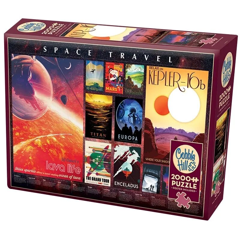 Постер космического путешествия Cobble Hill Puzzle - 2000 деталей