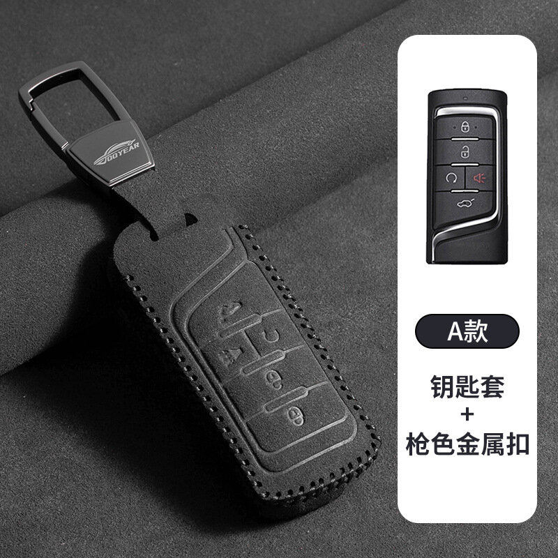 Премиальный чехол из фура для ключа совместимый с моделями GAC Trumpchi M8, Yingbao, Zongshi, GS8, GS4, M6 Pro, GS3,