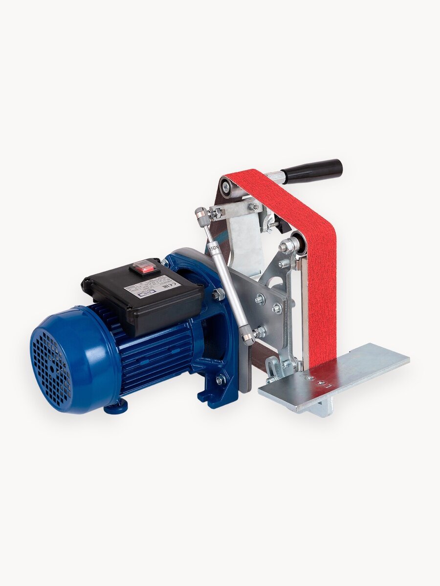 Гриндер ленточный шлифовальный станок "Хозяин" MG-915С 1,1 кВт