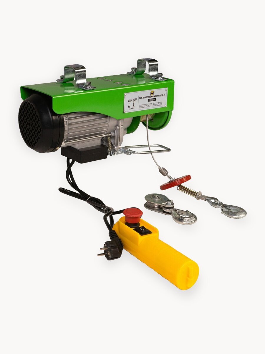 Лебедка электрическая стационарная РА 125/250 кг 12/6 м