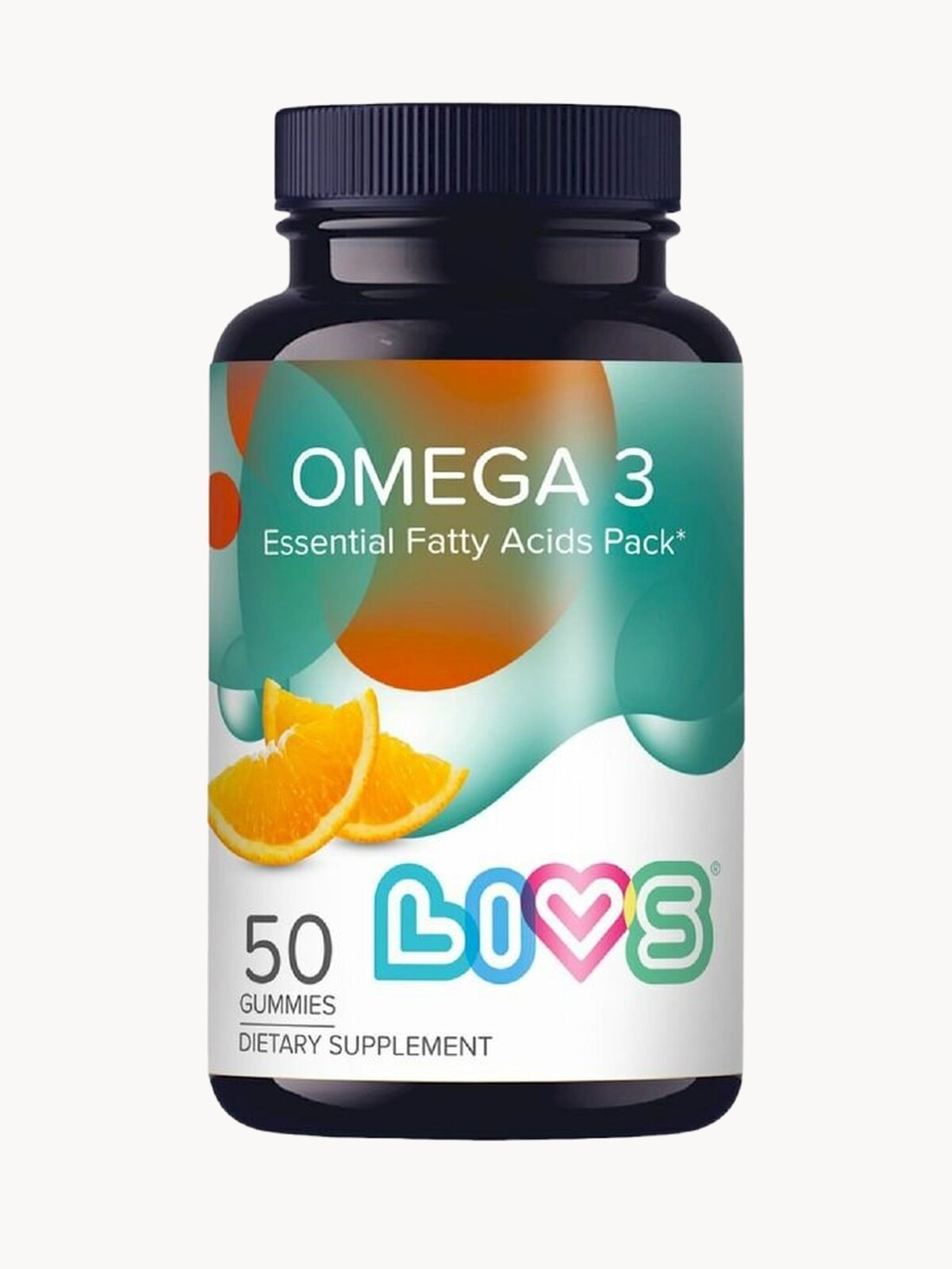 LIVS Омега 3 мармеладные витамины без запаха и вкуса рыбы, 50 шт