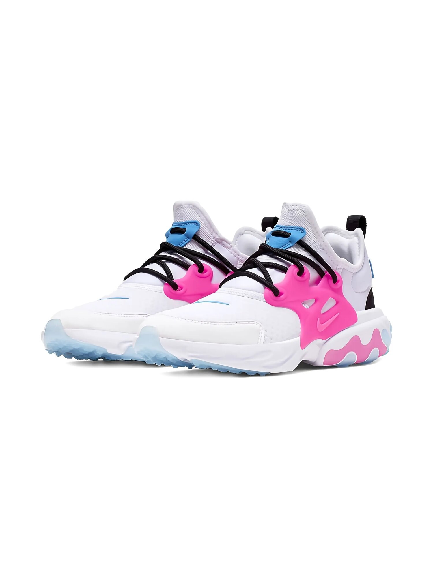 Кроссовки NIKE React Presto White/Hyper Pink/Photo Blue