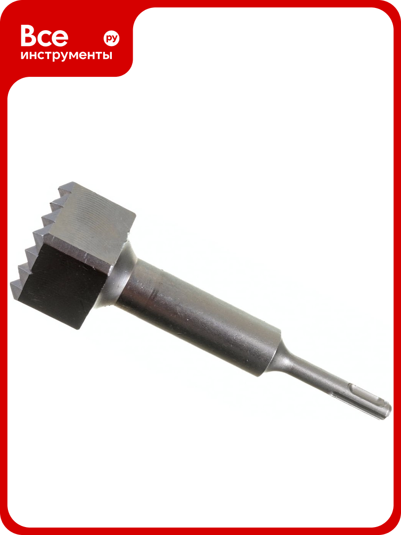 Зубило Бучарда SDS-plus (45x45х180 мм; 16Z) ПРАКТИКА 791-653, для перфораторов отбойных молотков, 45×45×180