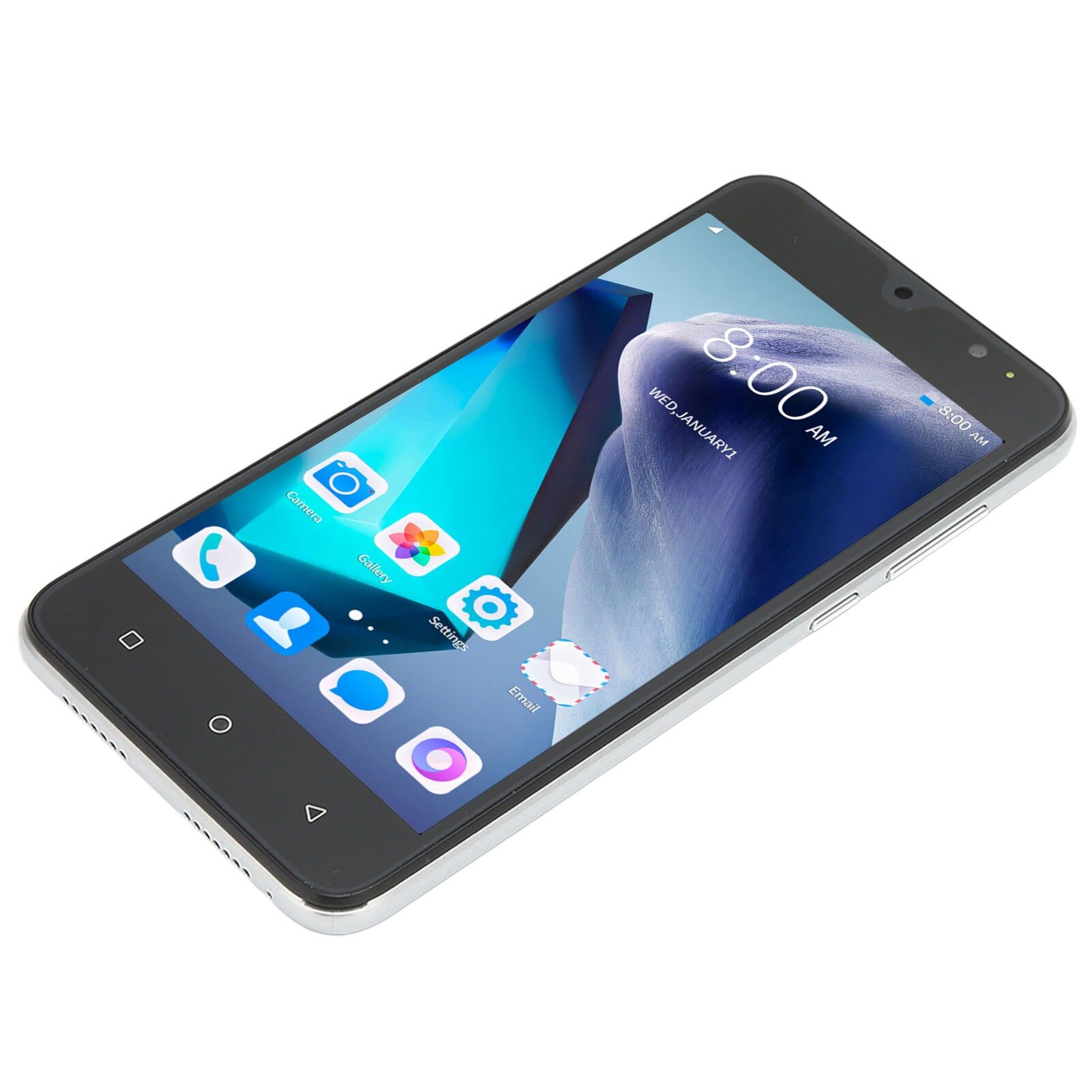 Смартфон с 5,45-дюймовым экраном FHD, 2G, 16G, сотовый телефон с двумя SIM-картами, разблокировка лица, 3G-смартфон для Android 10, 100 240 В, зеленая британская вилка