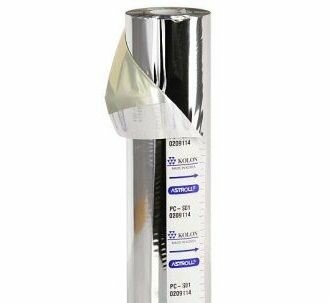 Фольга д/тиснения (ламинирования),210ммх120м, серебро