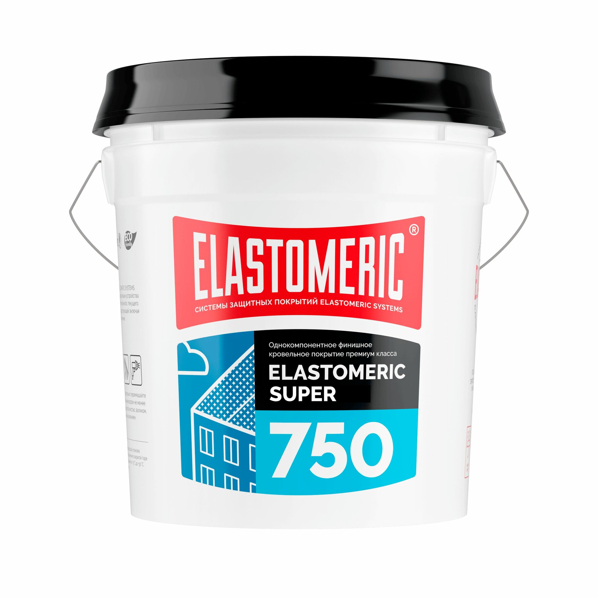 Гидроизоляция для кровли премиум класса Elastomeric 750 Super, 20 кг