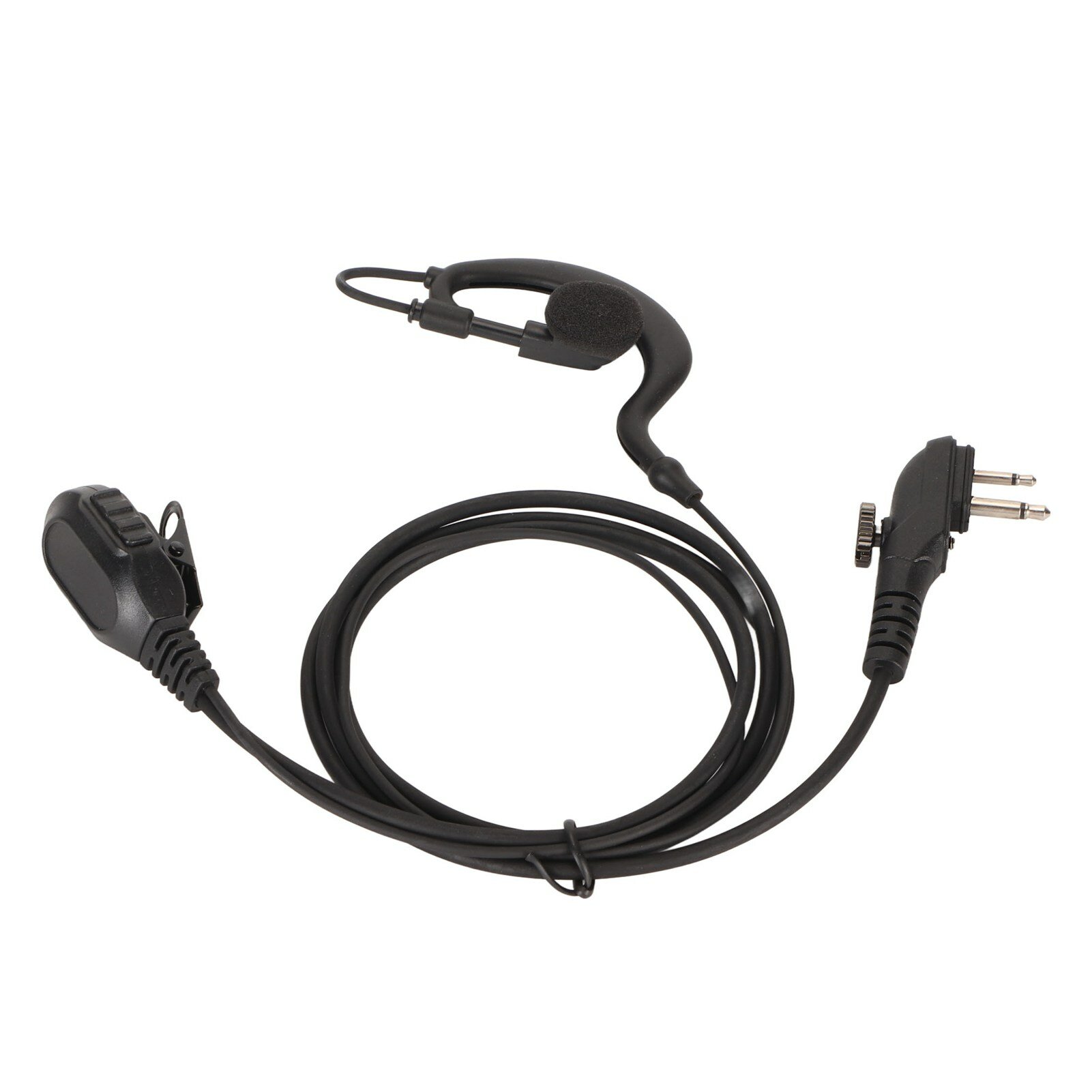 Наушники-крючки для рации с заушным креплением C-образной формы, двухсторонние рации, для Hytera BD502 BD502i PD502 PD550 PD562 TD500 TD562