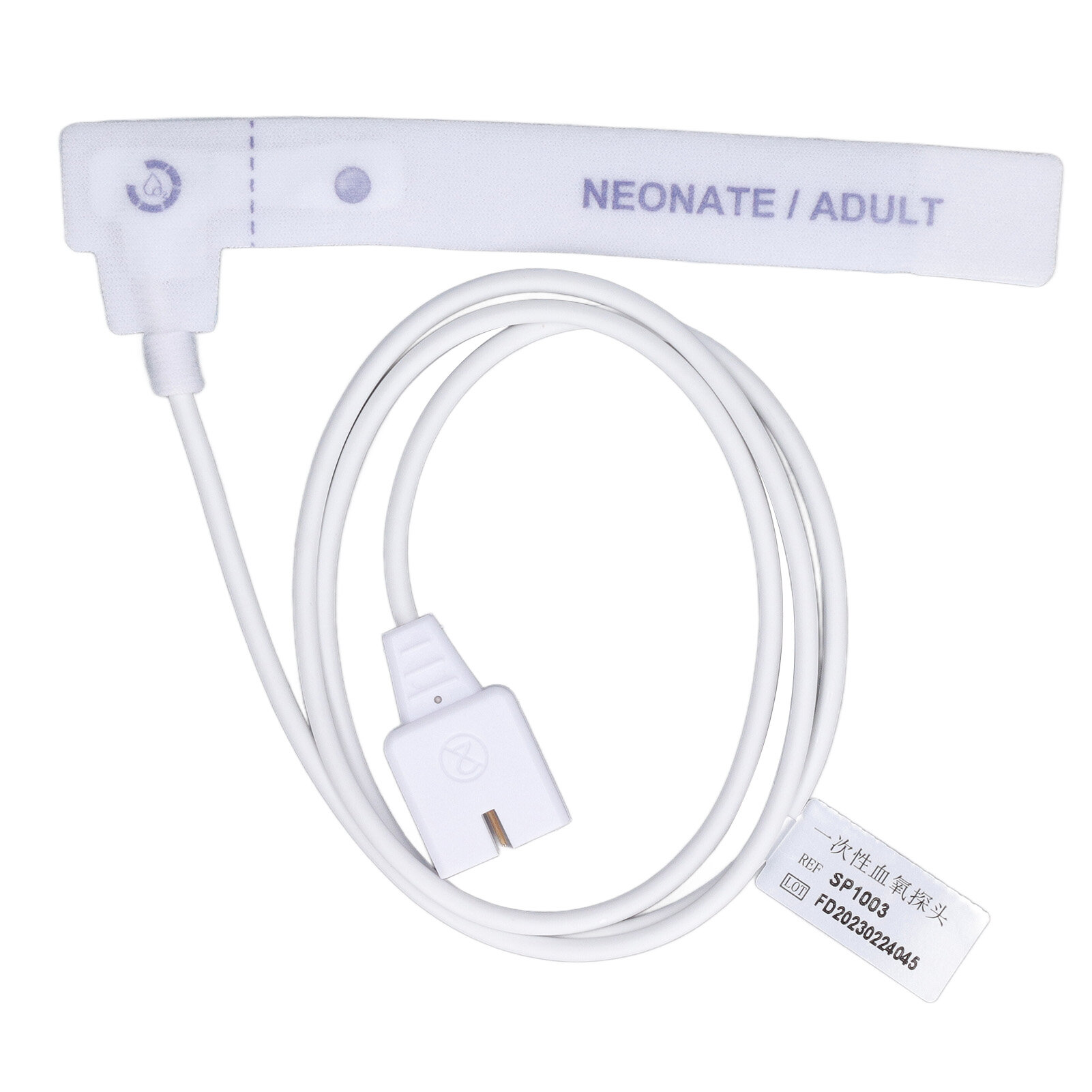 Датчик SpO2 для новорожденных и взрослых, одноразовый, с кабелем 0,9 м, 7-контактным разъемом, высокоточный, с клейкой лентой, для оксиметра.
