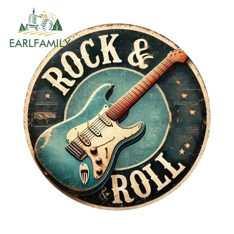 EARLFAMILY Rock Roll винтажные автомобильные наклейки крутая индивидуальная устойчивая к 13cm