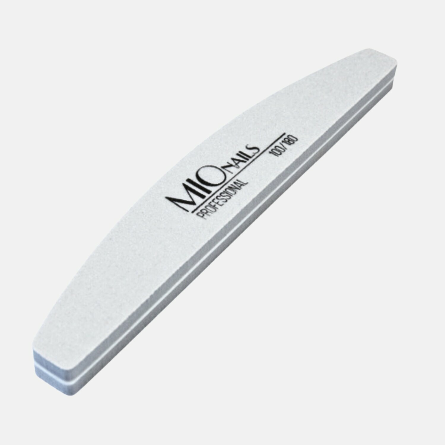 Баф банан MIO Nails 100/180 фирменный, двусторонний, для шлифовки ногтей