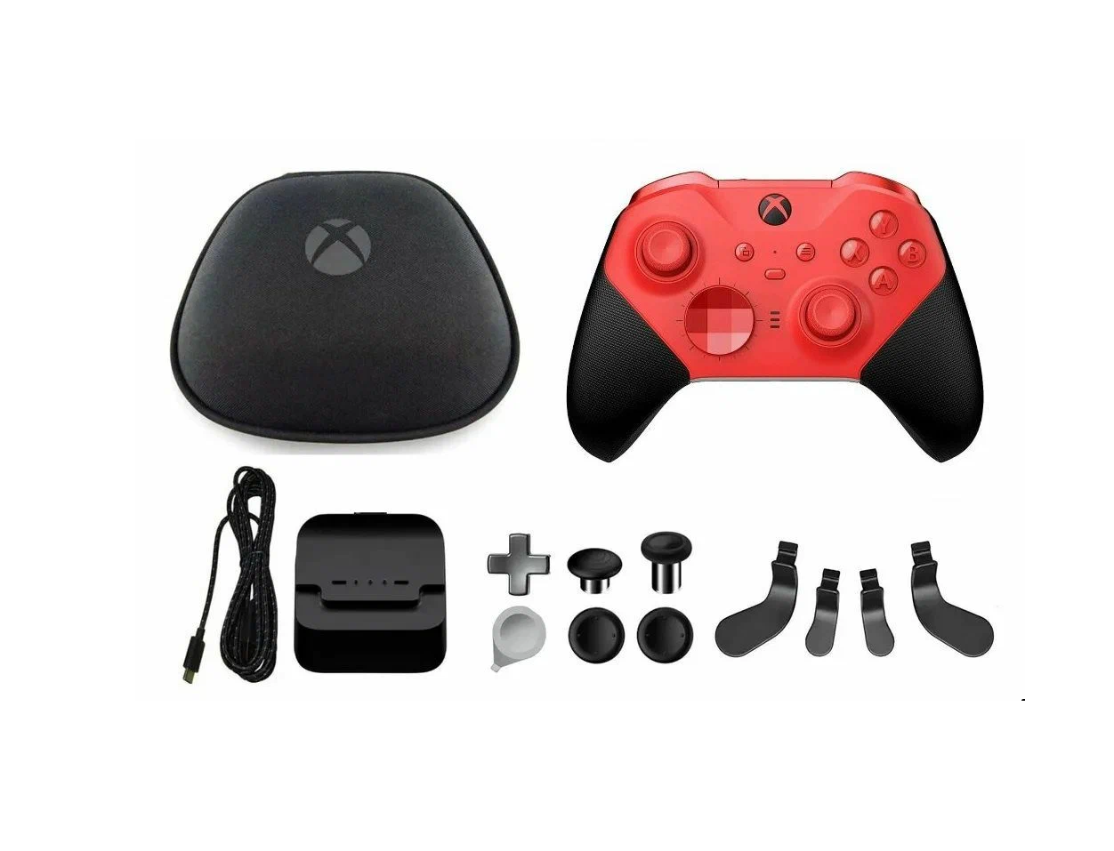 Геймпад Microsoft Xbox Wireless Controller Elite Series 2 RED красный в кейсе + комплект