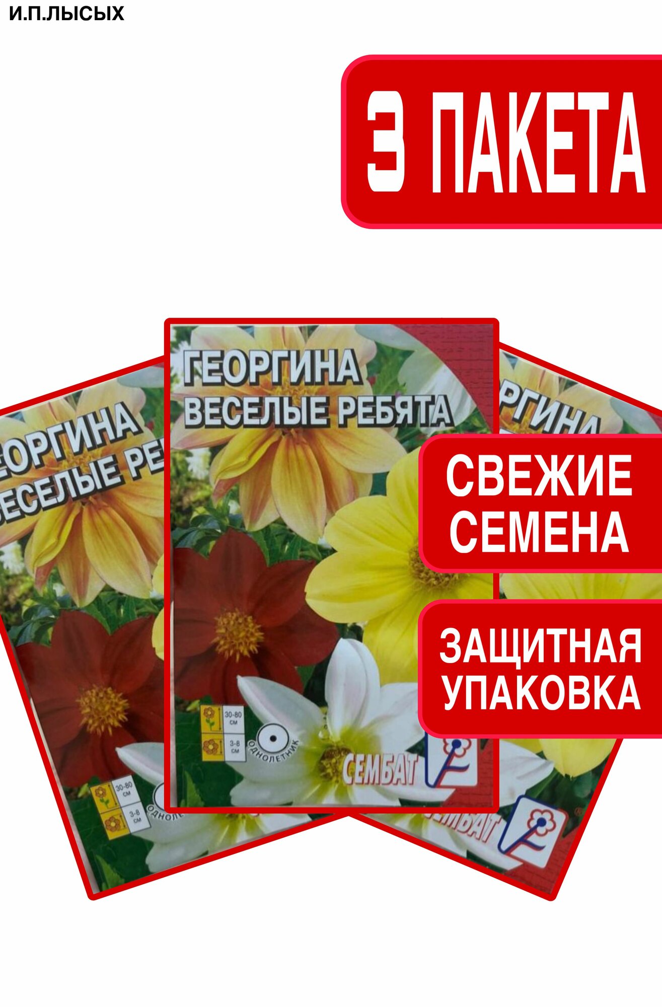 Семена Георгина "Весёлые Ребята"