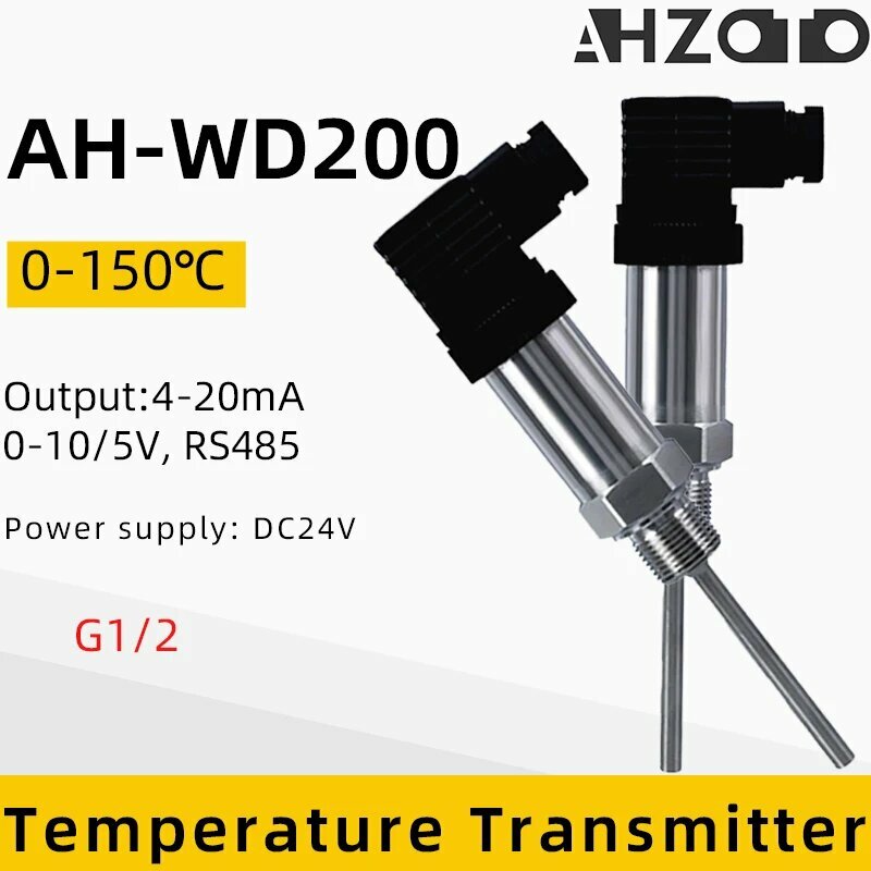 Датчик температуры SOWAKAM G1/2 4-20 мА 0-150 ℃ 50 мм, 4-20mA 0-100C