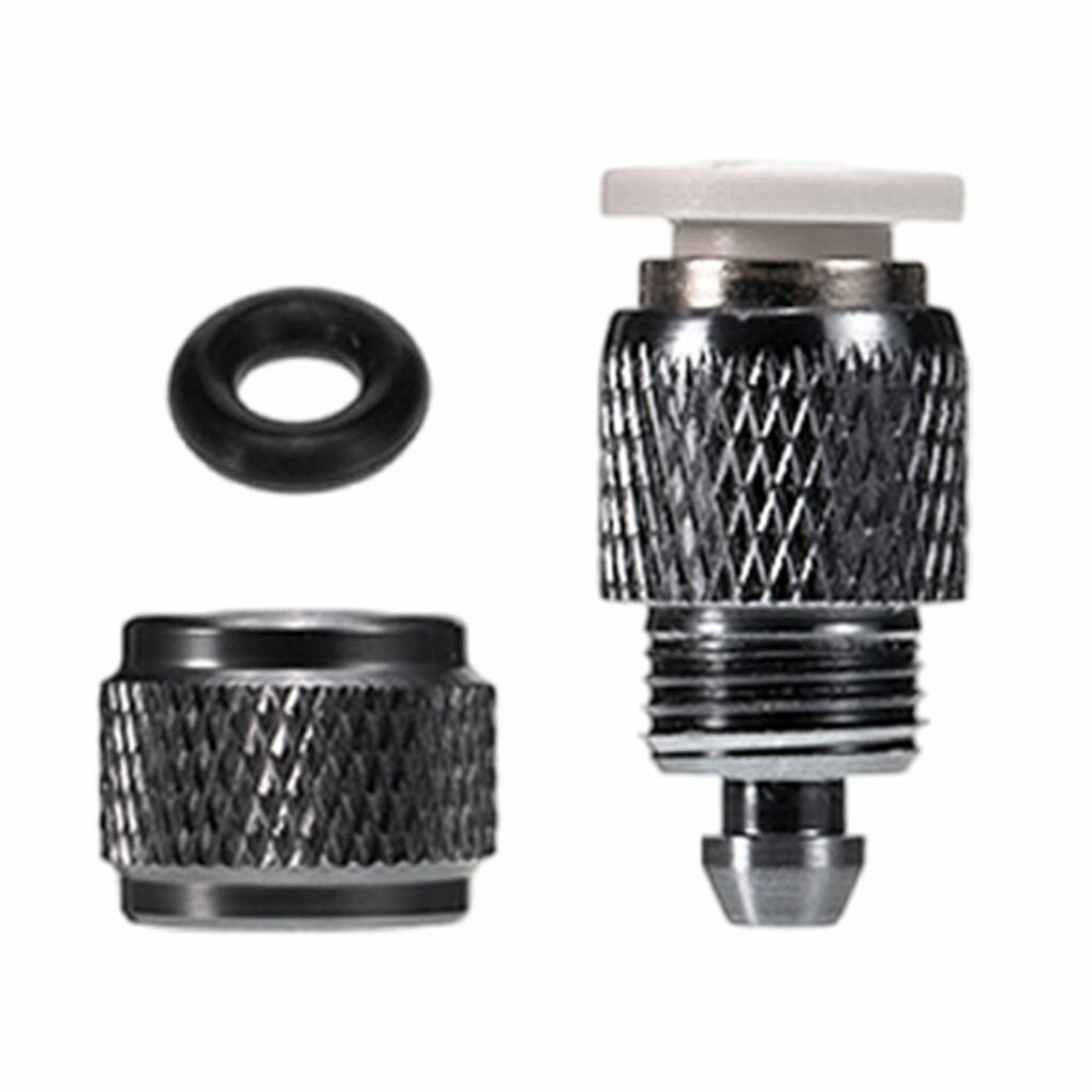 Угловой адаптер CO2 для аквариумов, - Внешний провод вращается