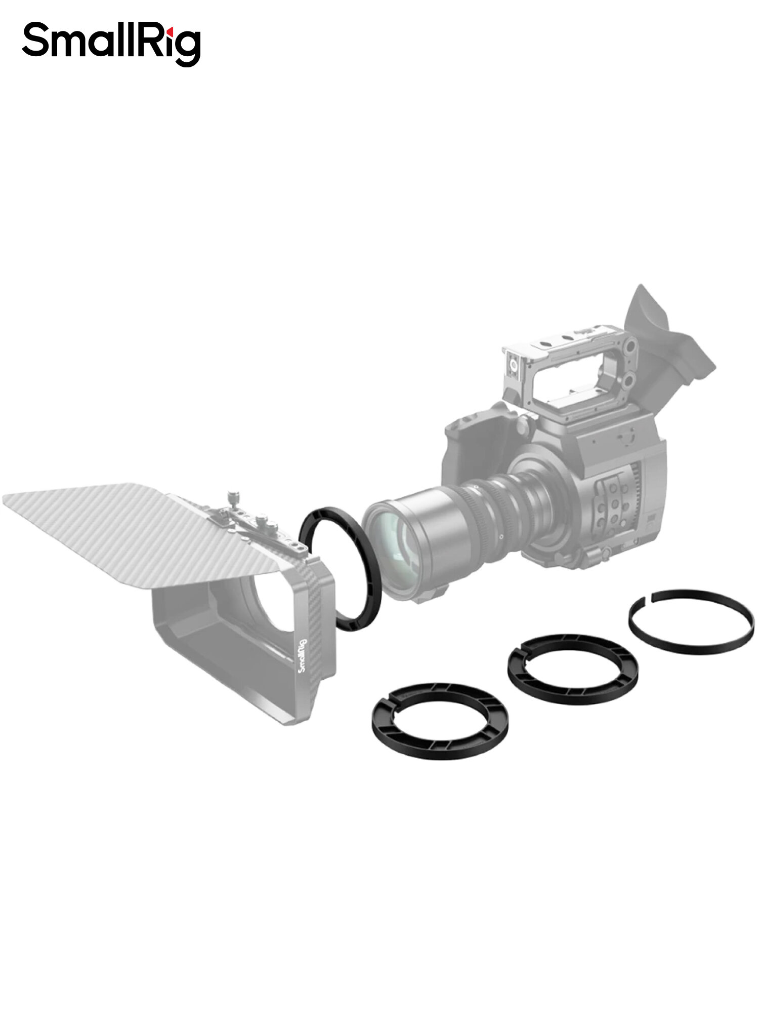 Комплект адаптеров SmallRig 3408 для Matte Box 2660 (114mm-80mm/85mm/95mm/110mm)