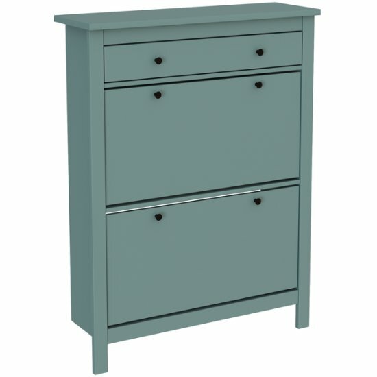 Тумба для обуви Гуд Лакк 2.08.10.190.6 сага 92х122 темно-бирюзовая