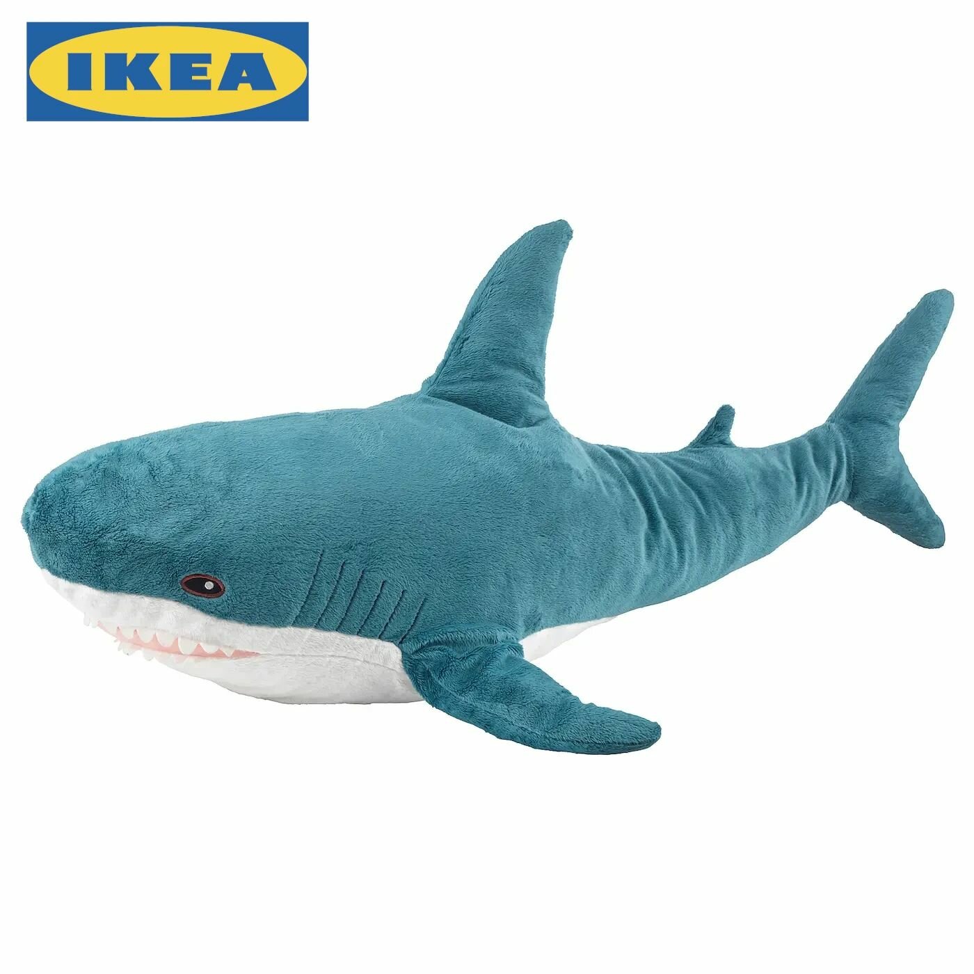 Мягкая игрушка 100 см акула IKEA BLAHAJ (икеа блохэй)