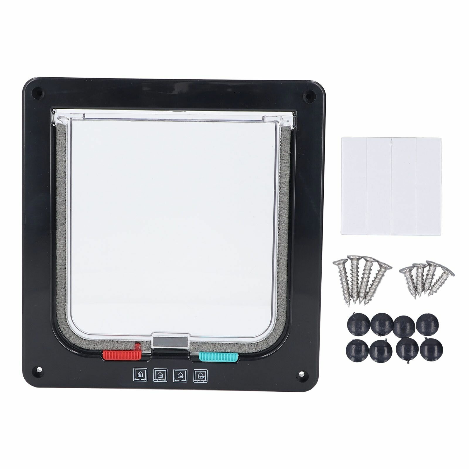 Собачья дверь, прочная, для внутренней/наружной двери, окна, стены, размер L